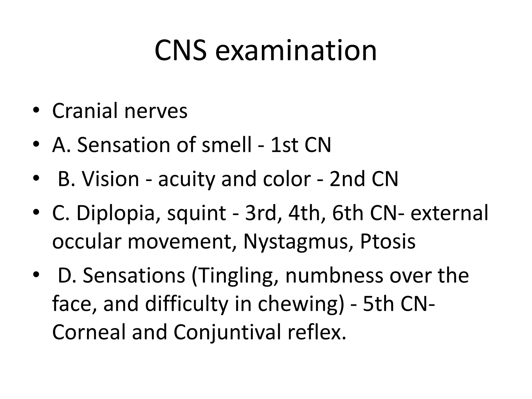 CNS EXAMINATION part 1 SGB.pptx