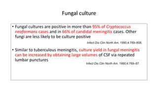 Central Nervous System Fungal Infection | PPTX