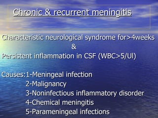 medicine.Cns infections 2.(dr.muhamad tahir) | PPT