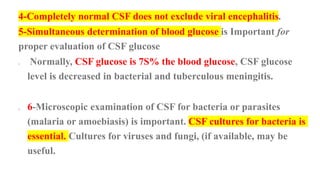 C.N.S infection , meningitis or encephalitis | PPT