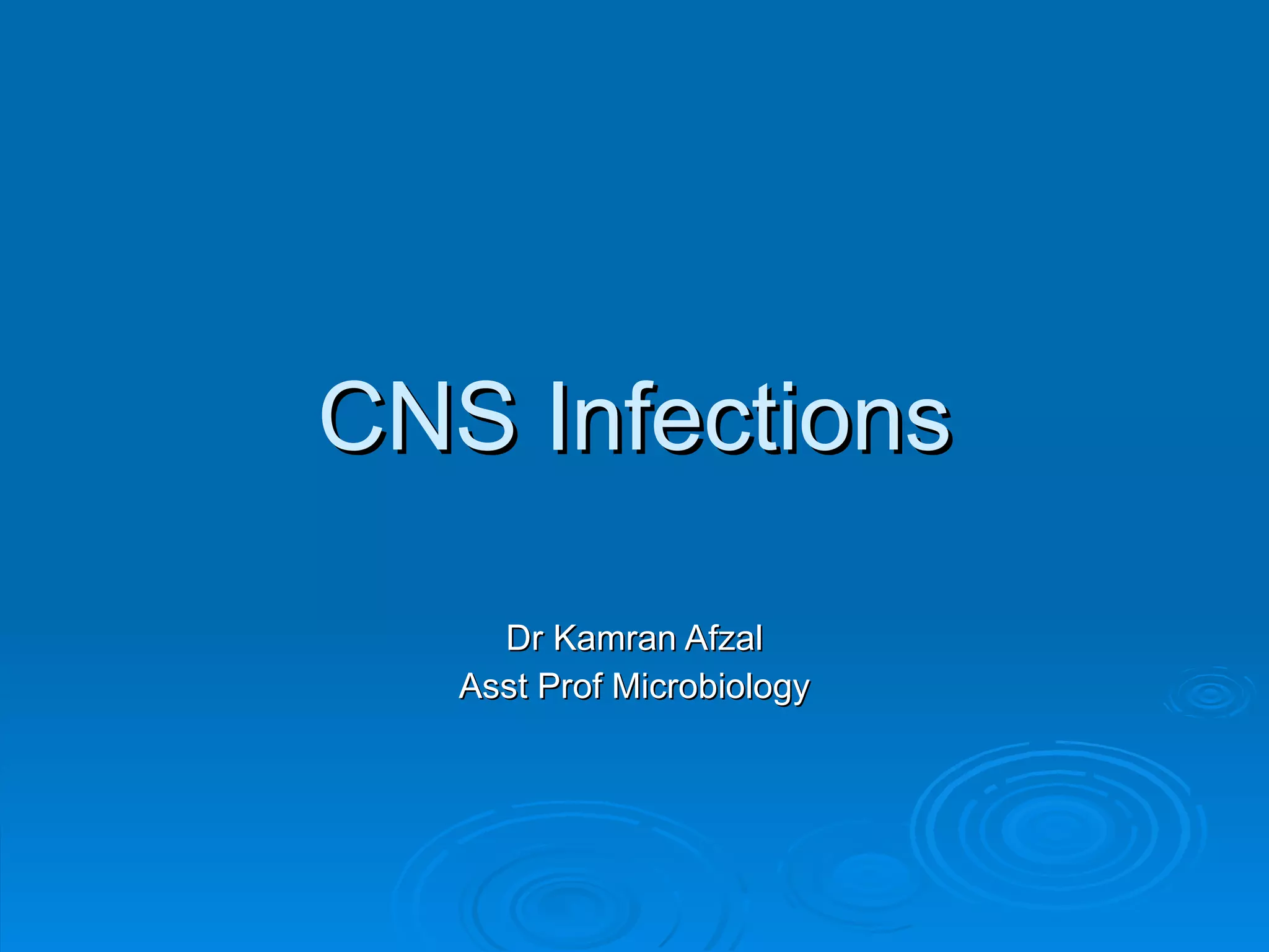 Cns infections | PPT