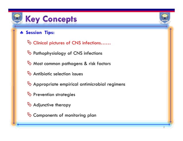 Pharmacotherapy of Central Nervous system infections | PDF | Infectious ...