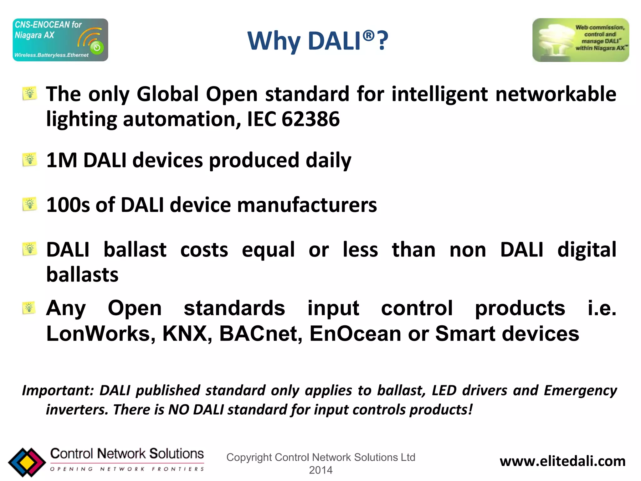 Save Energy, Address Sustainability with Web DALI Intelligent Lighting ...