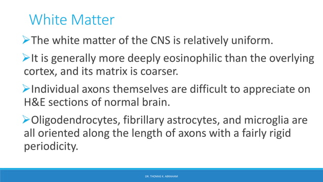CNS normal histology | PPTX