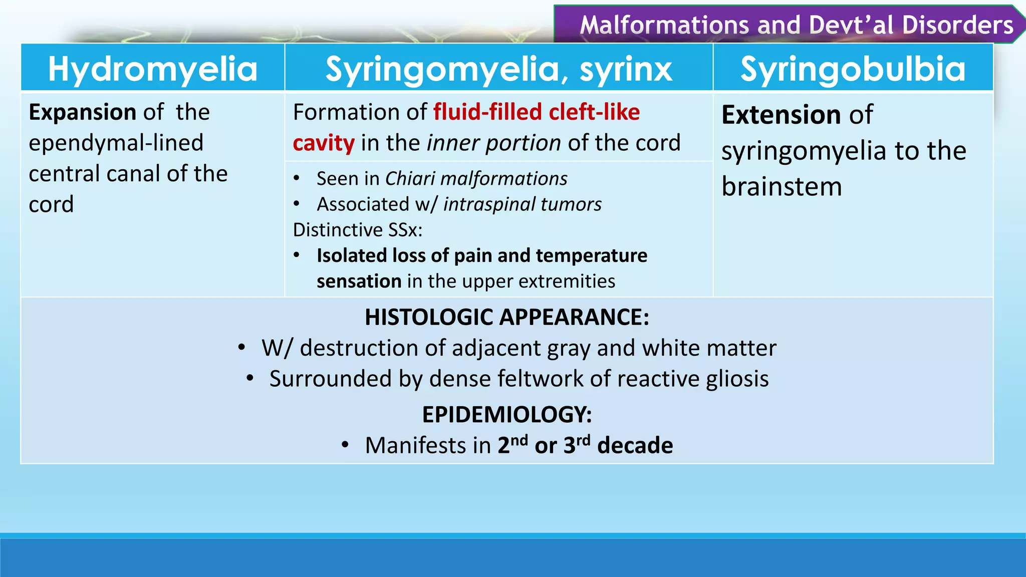 Central nervous system pathology | PPTX