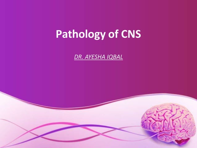 Central nervous Pathology by dr sadaf hussain | PPTX