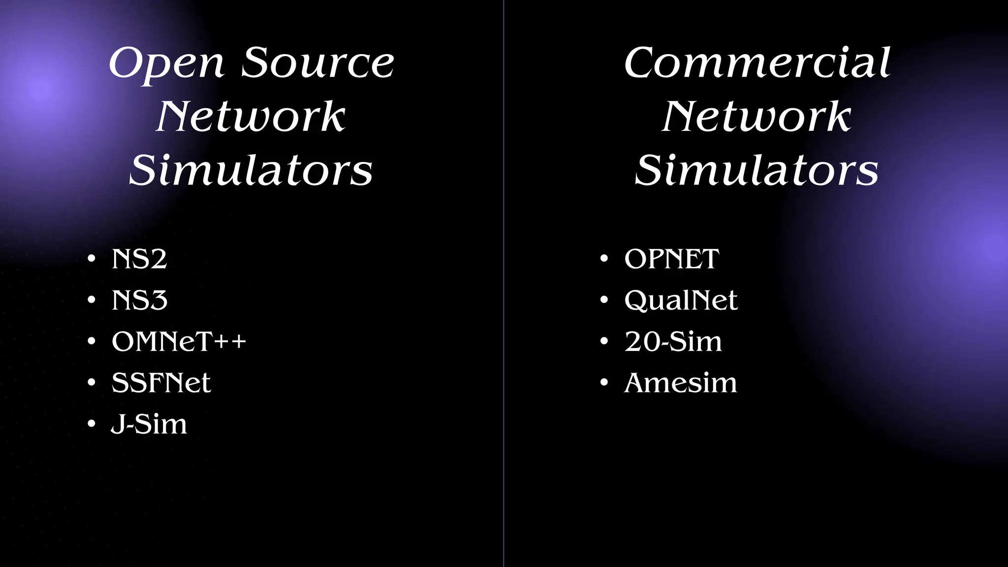 Cns Network Simulators Other Than Ns1pptpptx 