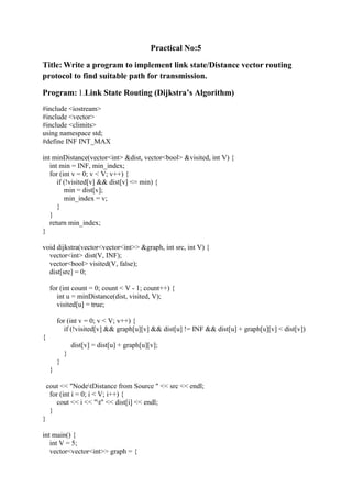 COMPUTER NETWORKS AND SECURITY PRACTICAL | PDF