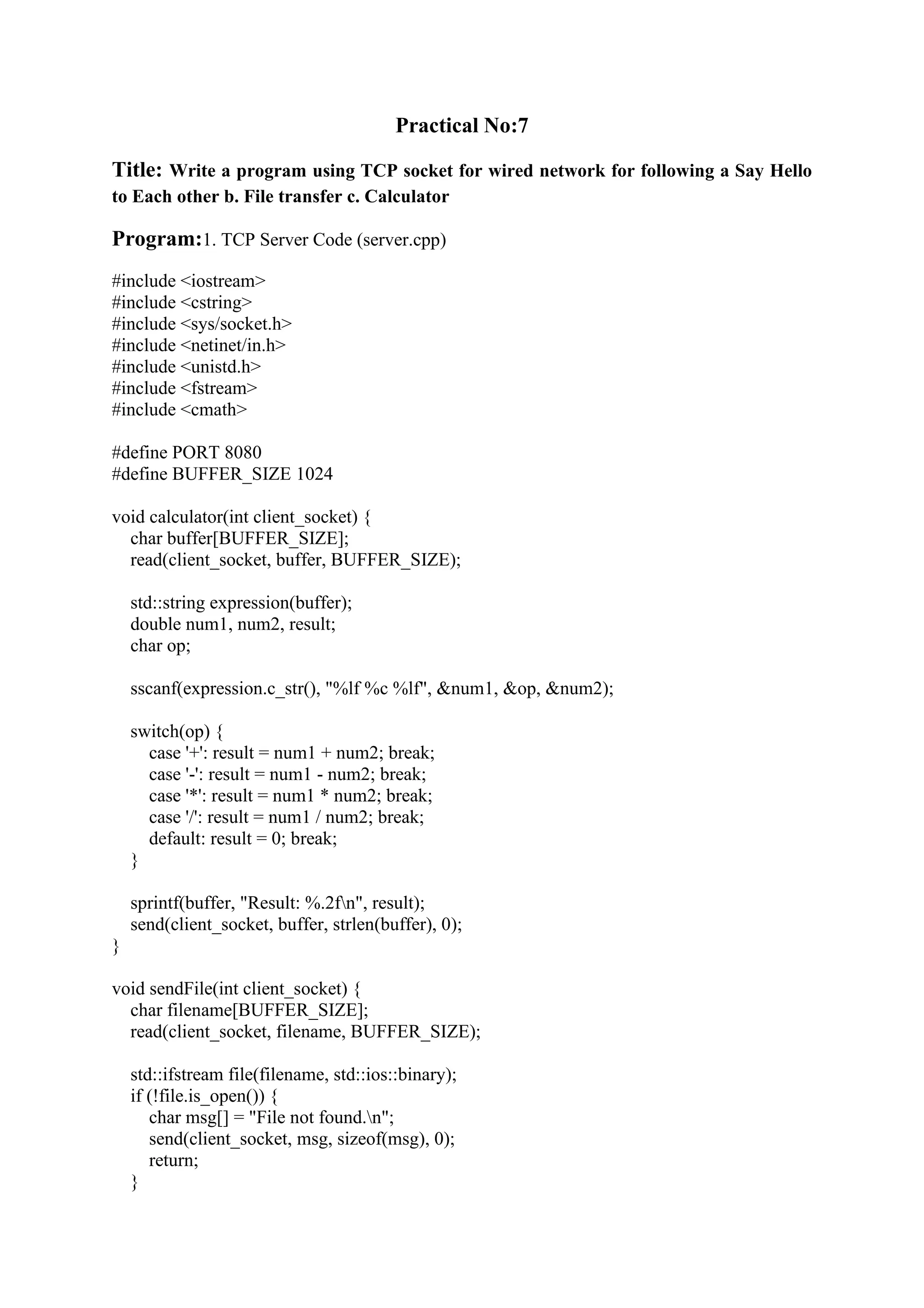 COMPUTER NETWORKS AND SECURITY PRACTICAL | PDF