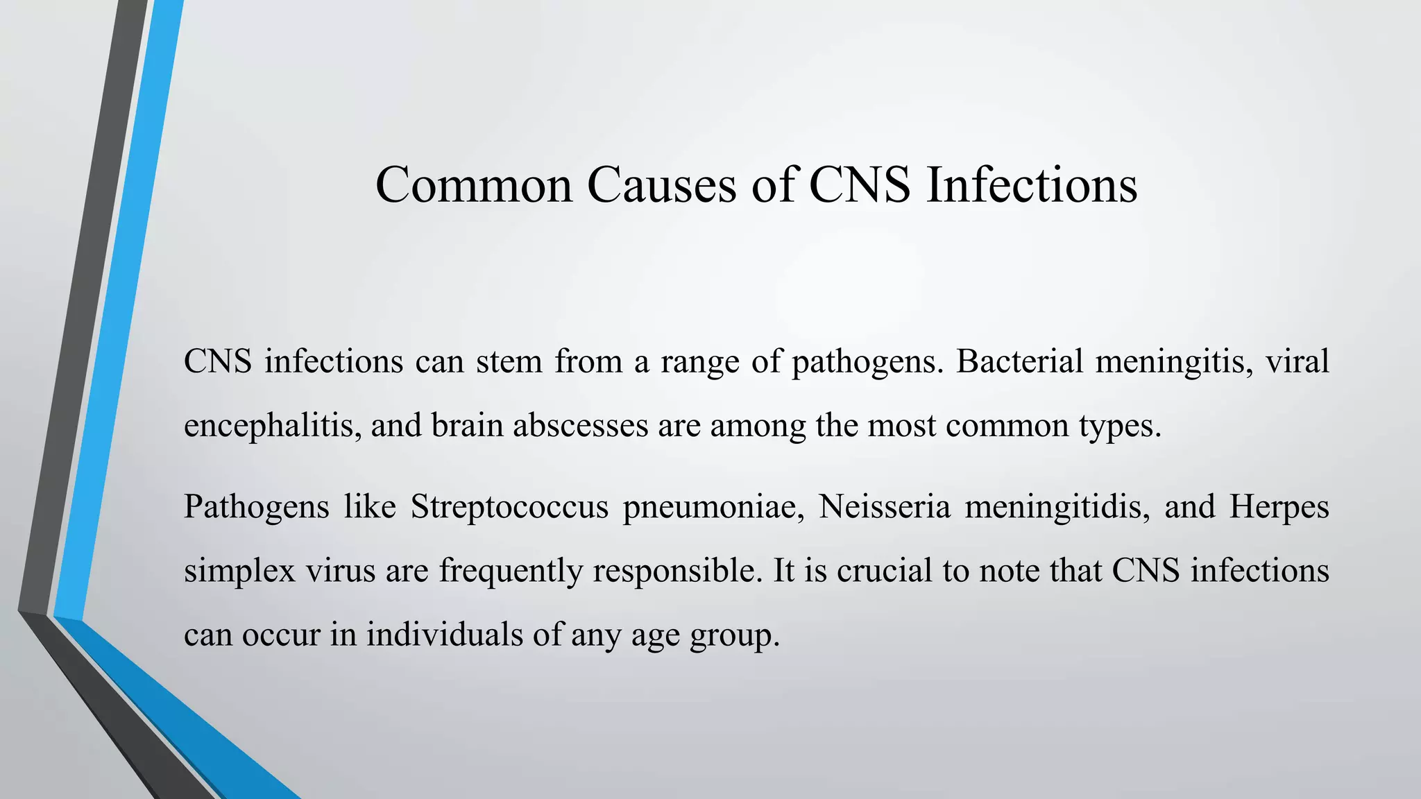 Central Nervous System Infection | PPTX