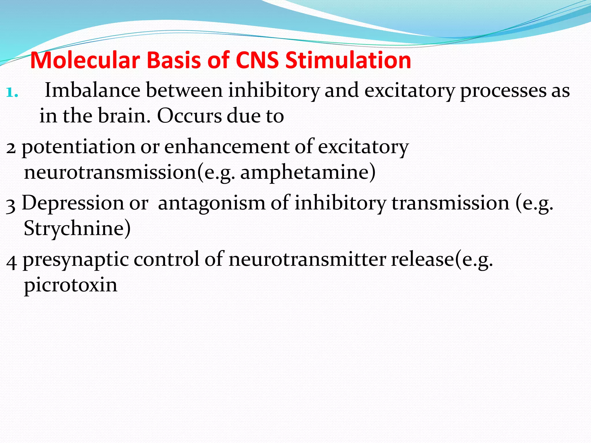 Cns stimulant | PPTX