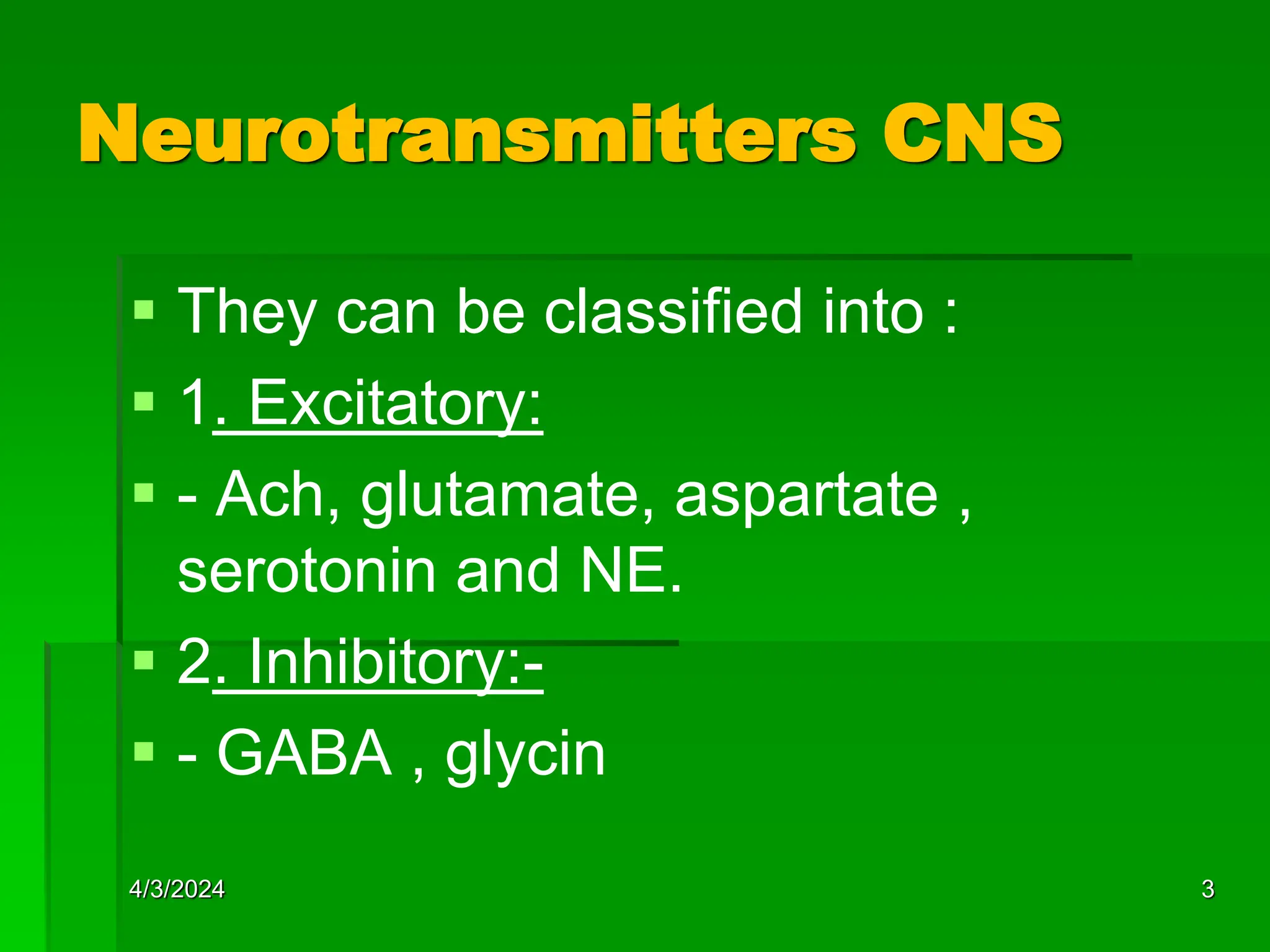 Central Nervous System Stimulants presentation | PPT