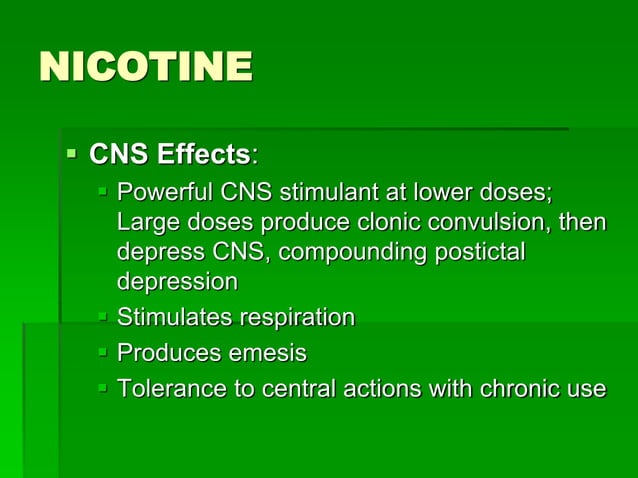 Central Nervous System Stimulants presentation | PPT