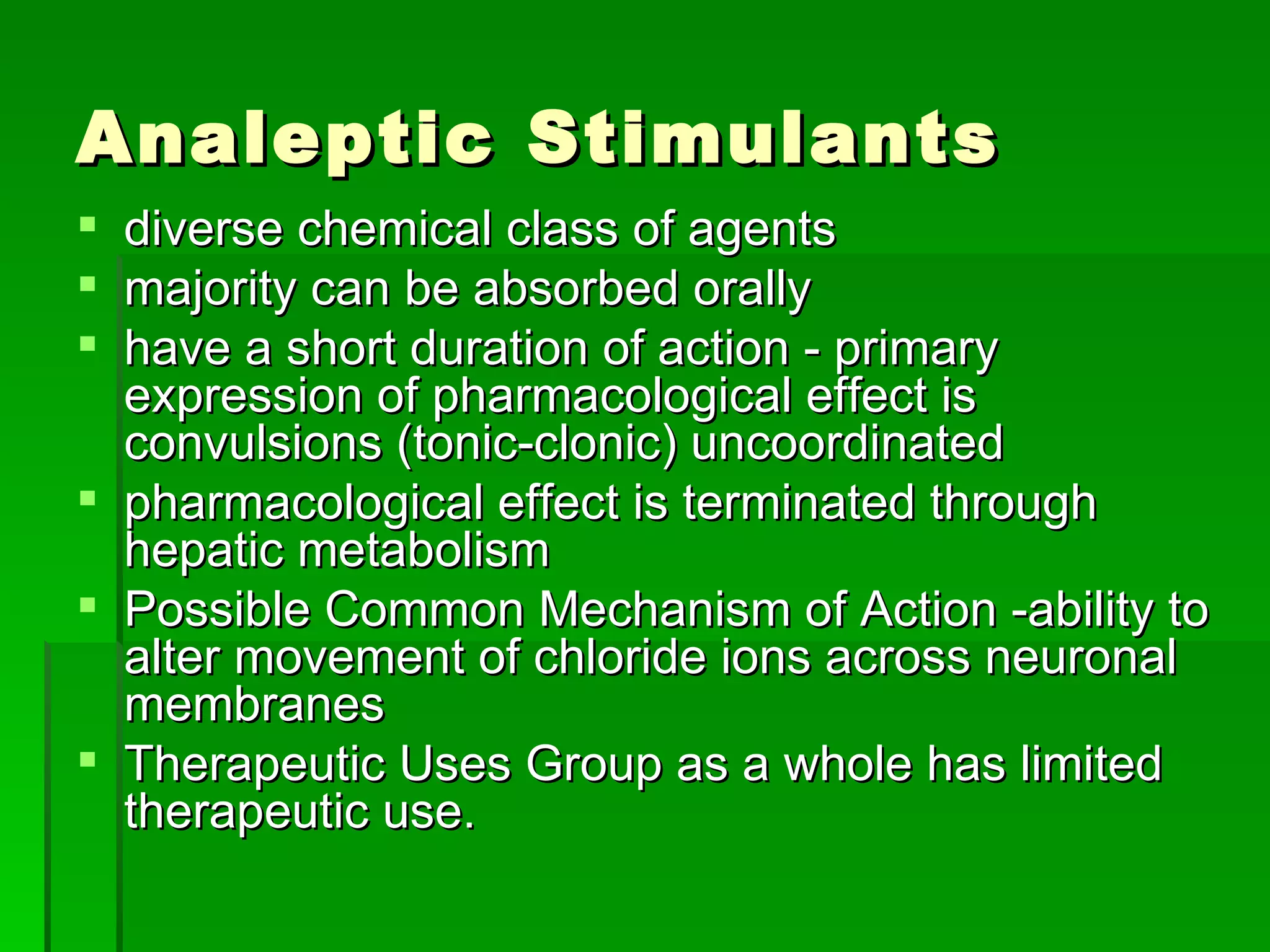 Cns stimulants | PPT