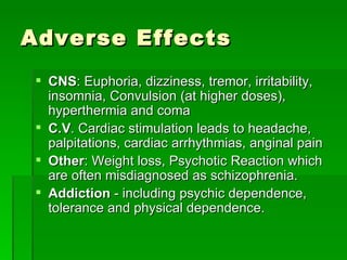 Cns stimulants | PPT