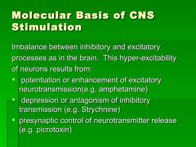 Cns stimulants | PPT