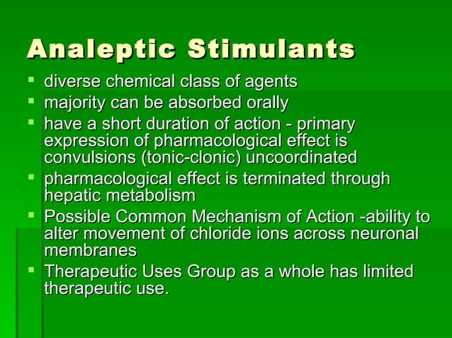 Cns stimulants | PPT