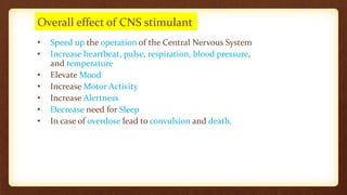 CNS stimulants | PPTX