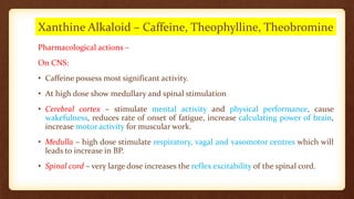 CNS stimulants | PPTX