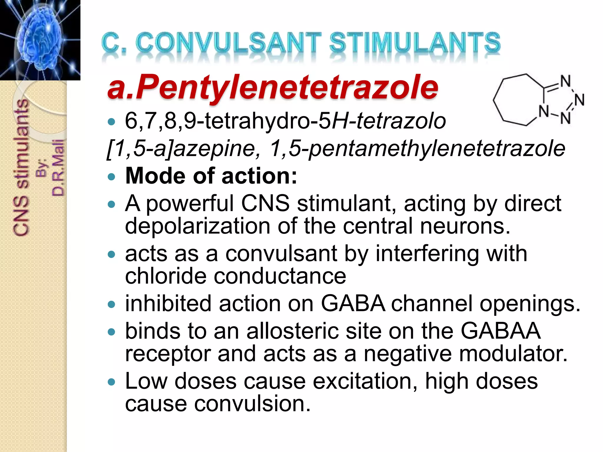 Cns stimulants | PPTX