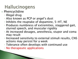 CNS stimulants - Parmacology | PDF