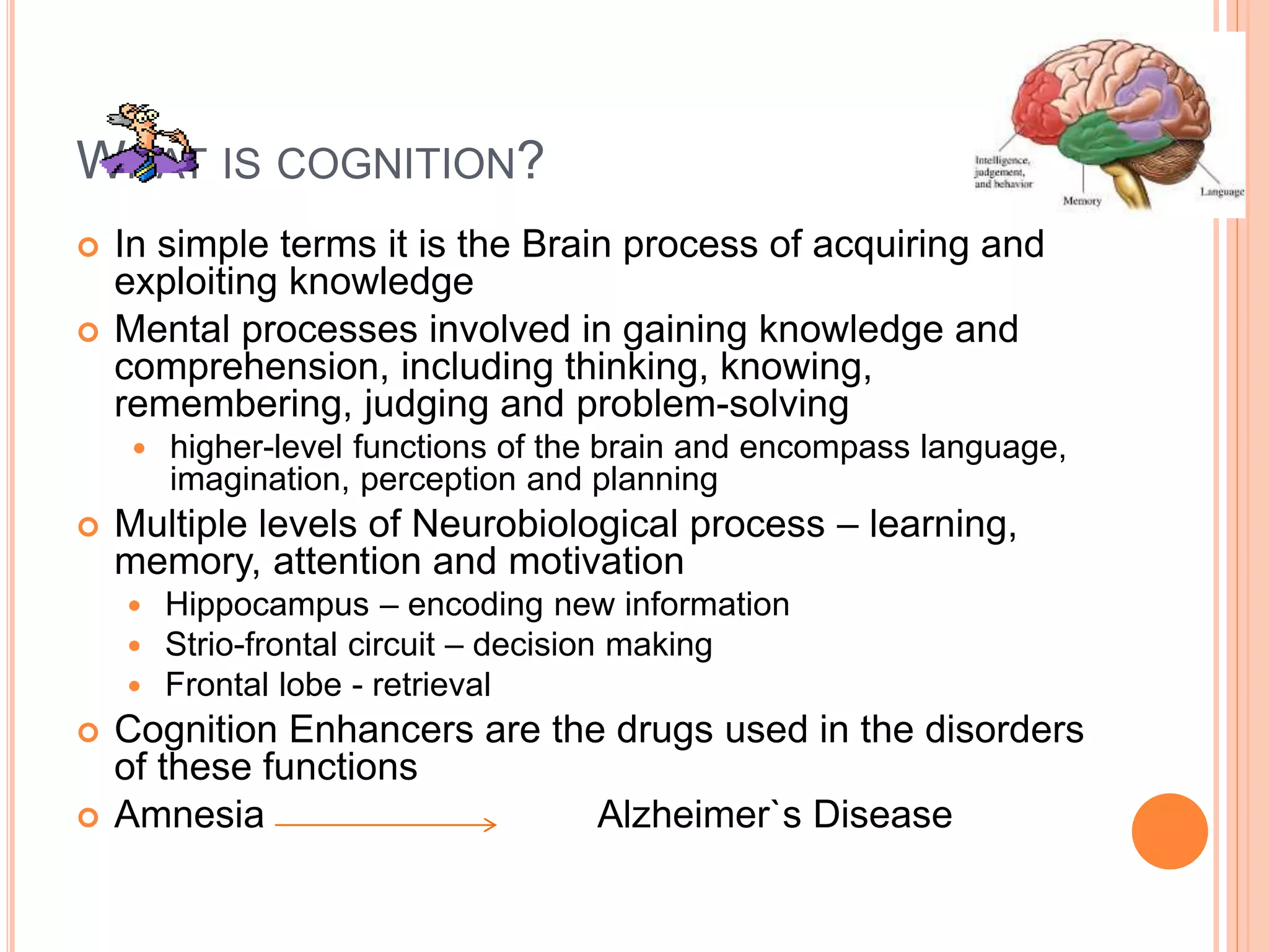 CNS stimulants and cognition enhancers | PPT