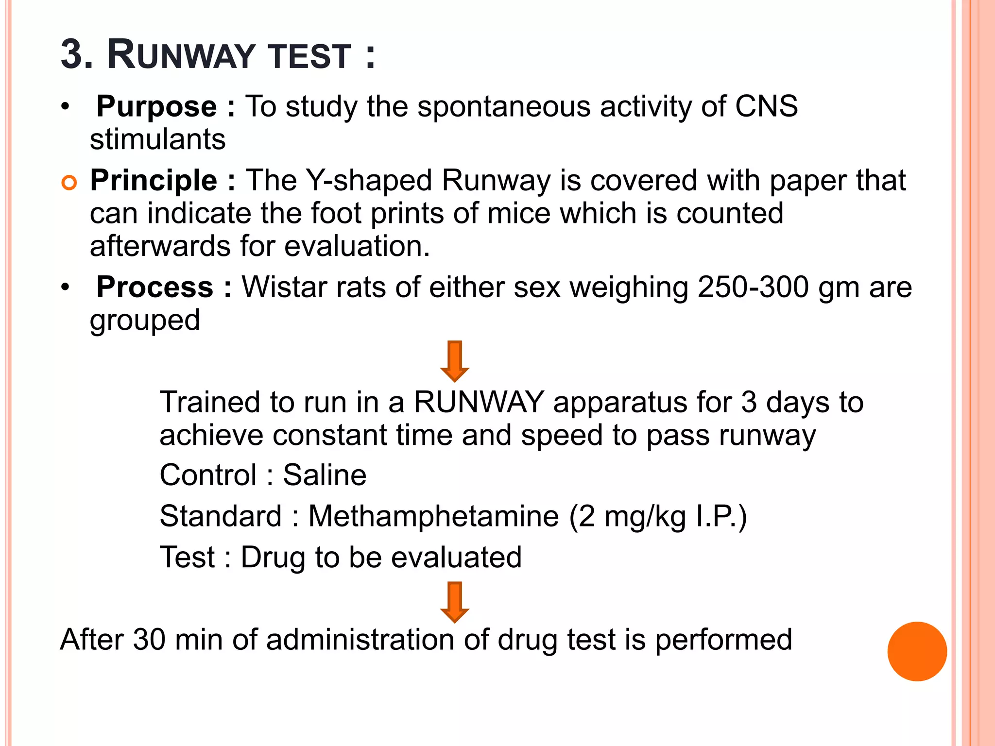 Cns stimulants and depressants screening models | PPTX