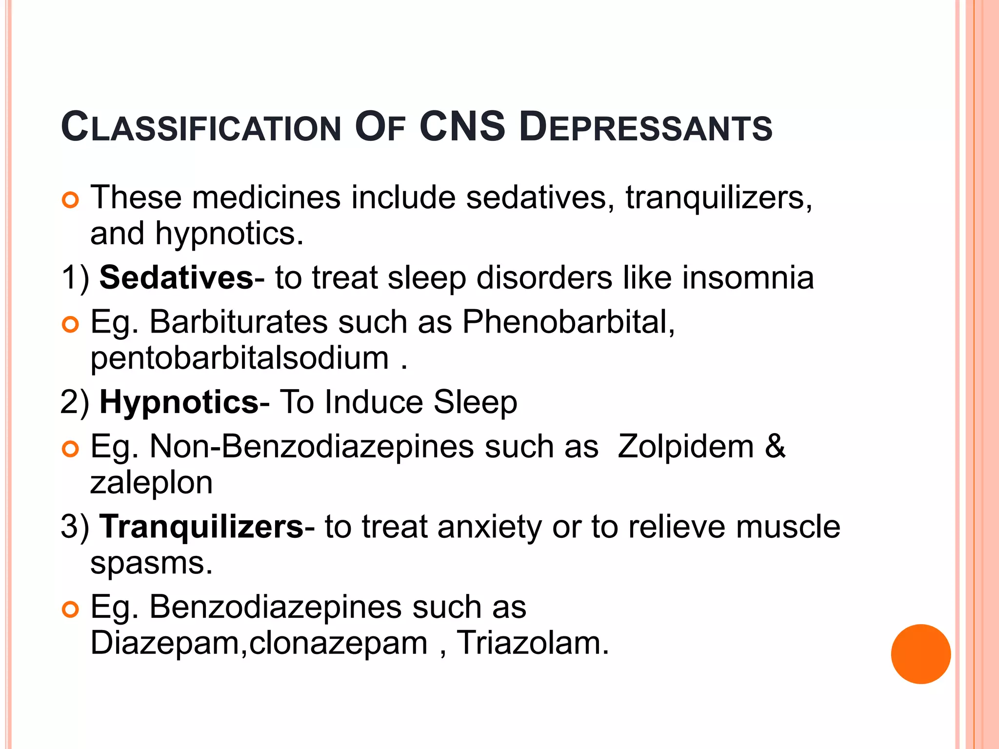 Cns stimulants and depressants screening models | PPTX