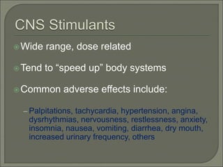Cns stimulants | PPT