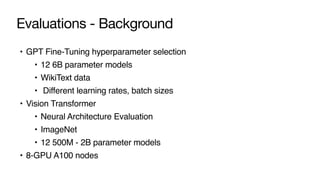 Saturn: Joint Optimization for Large-Model Deep Learning | PPT