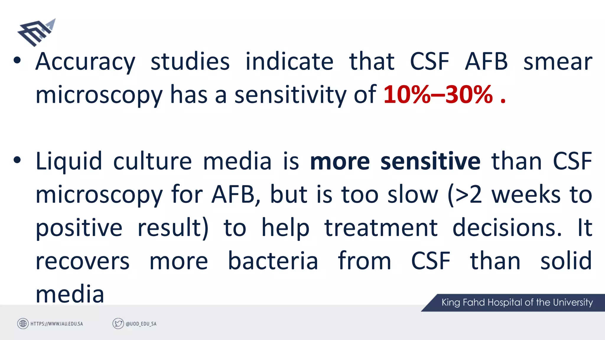 Central Nervous System Tuberculosis | PPTX