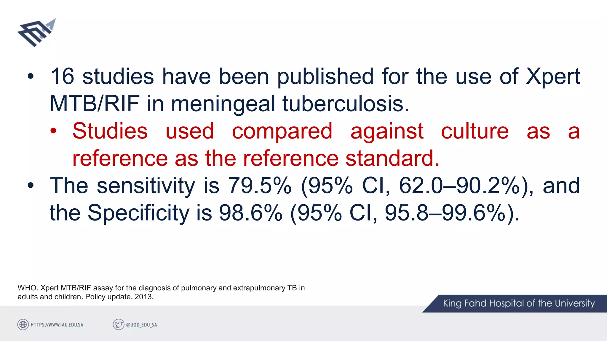 Central Nervous System Tuberculosis | PPTX