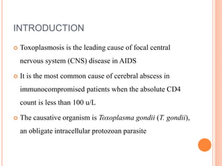 Cns toxoplasmosis | PPTX