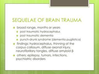 CNS Trauma | PPTX
