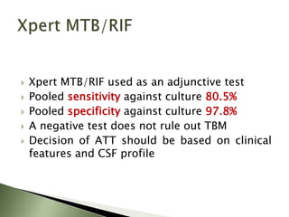 CNS tubelculosis : Indian guidelines | PPTX