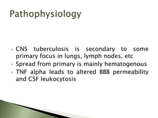 CNS tubelculosis : Indian guidelines | PPTX