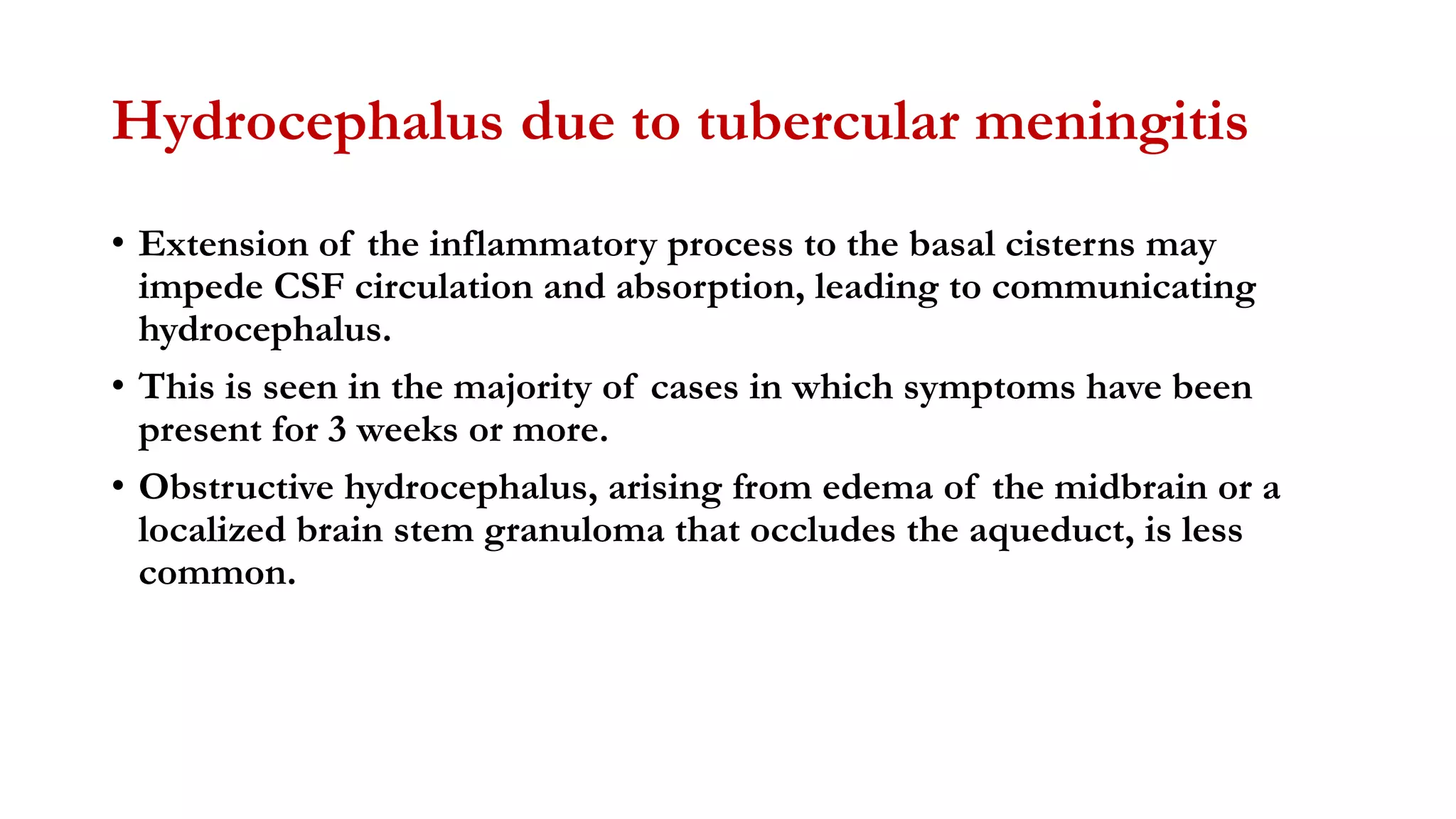 Tuberculosis of the Central Nervous system | PPTX