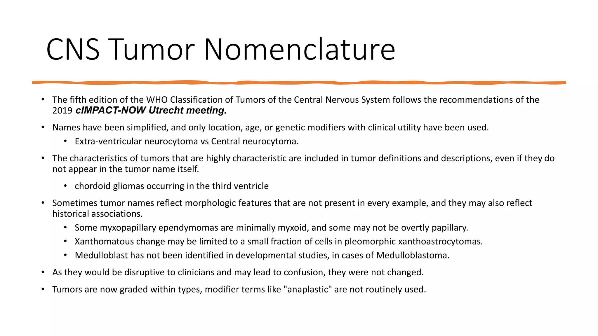 CNS tumor classification.pptx