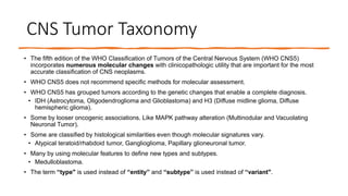 CNS tumor classification.pptx