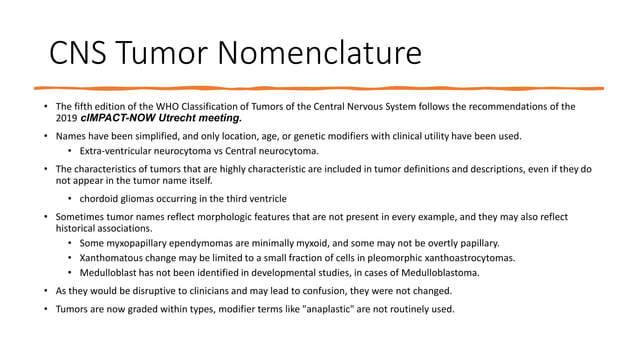 CNS tumor classification.pptx