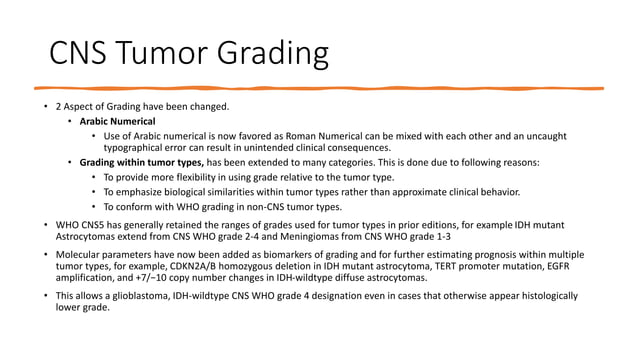 CNS tumor classification.pptx