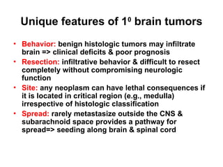 Comprehensive Overview of CNS Tumors: Classification, Types, and ...