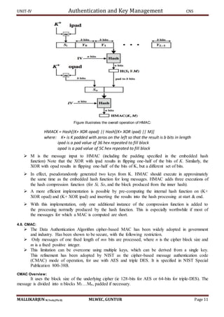 Cryptography and netwrk securityunit 4 | PDF
