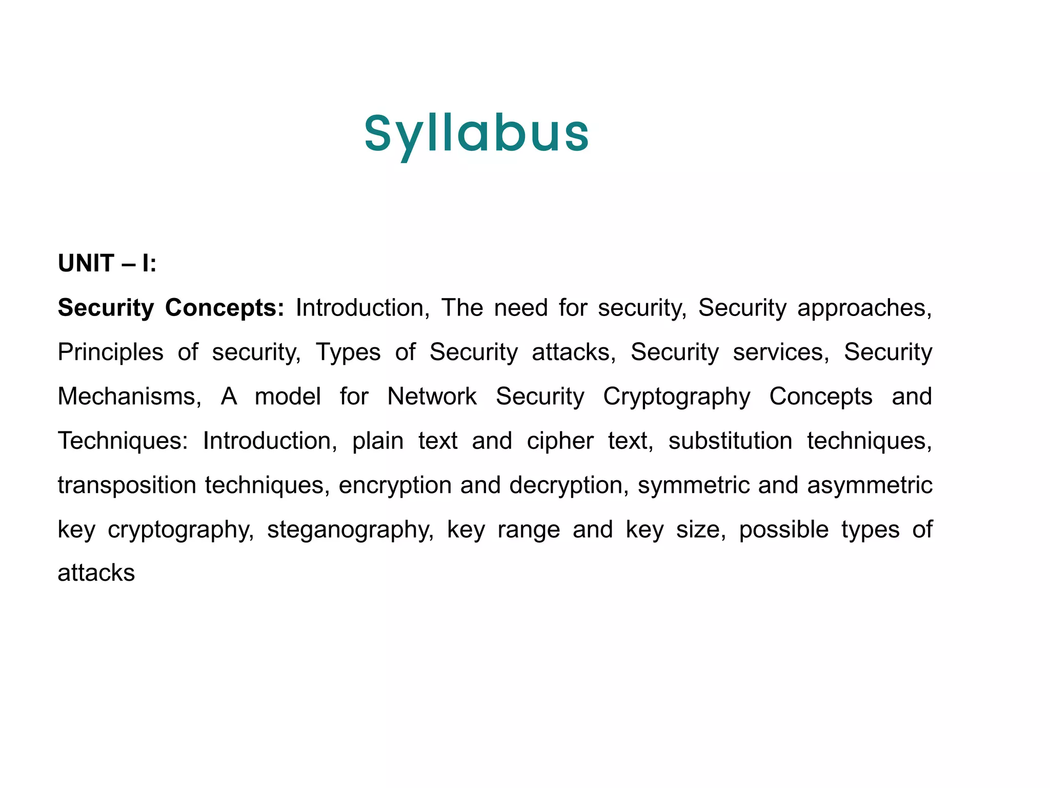 CRYPTOGRAPHY & NETWORK SECURITY | PDF