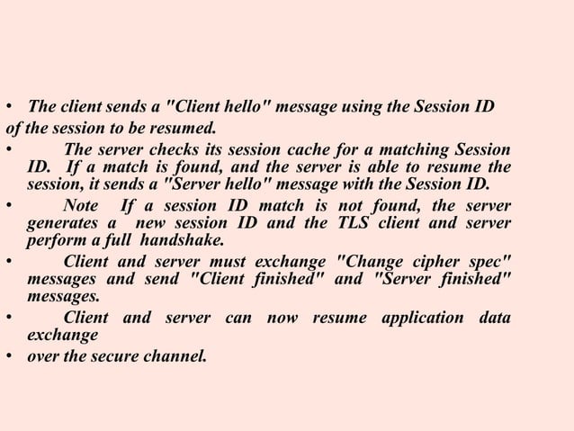 CRYPTOGRAPHY AND NETWORK SECURITY- Transport-level Security | PDF