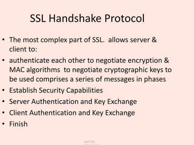CRYPTOGRAPHY AND NETWORK SECURITY- Transport-level Security | PDF
