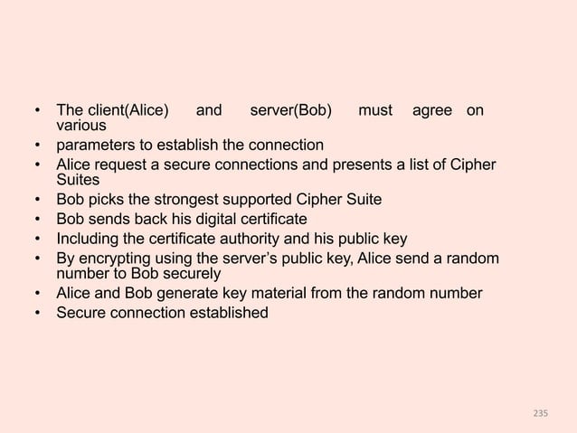 CRYPTOGRAPHY AND NETWORK SECURITY- Transport-level Security | PDF