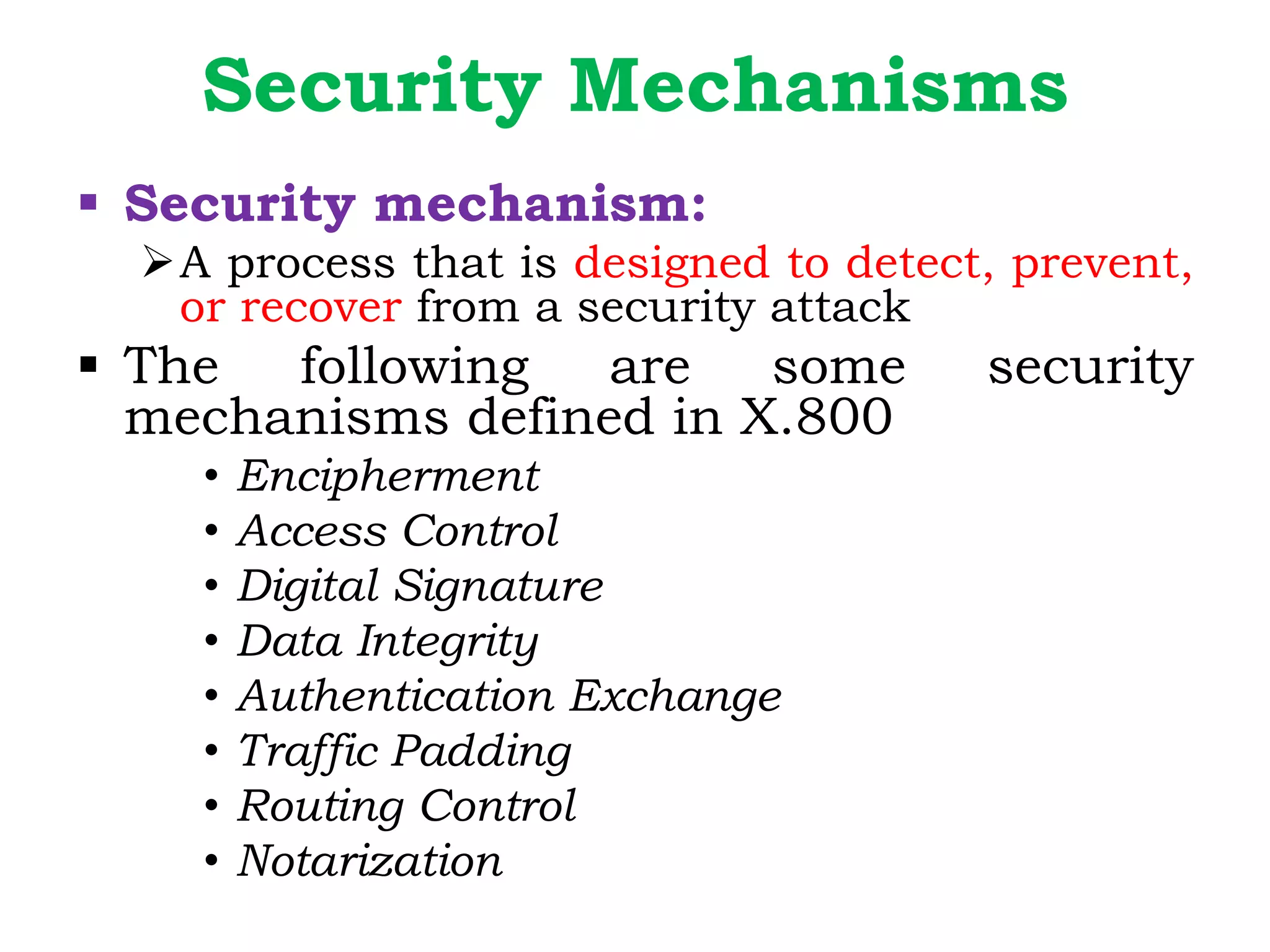 CRYPTOGRAPHY & NETWORK SECURITY - unit 1 | PPTX