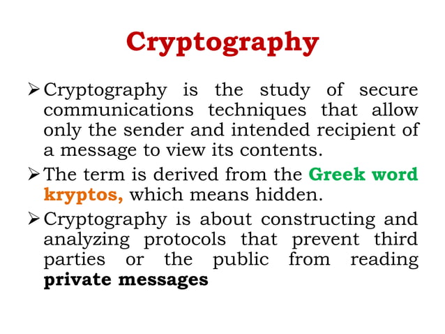 Cryptography And Network Security Unit 1 Ppt
