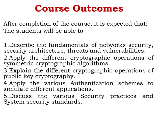 Cryptography And Network Security Unit 1 Ppt
